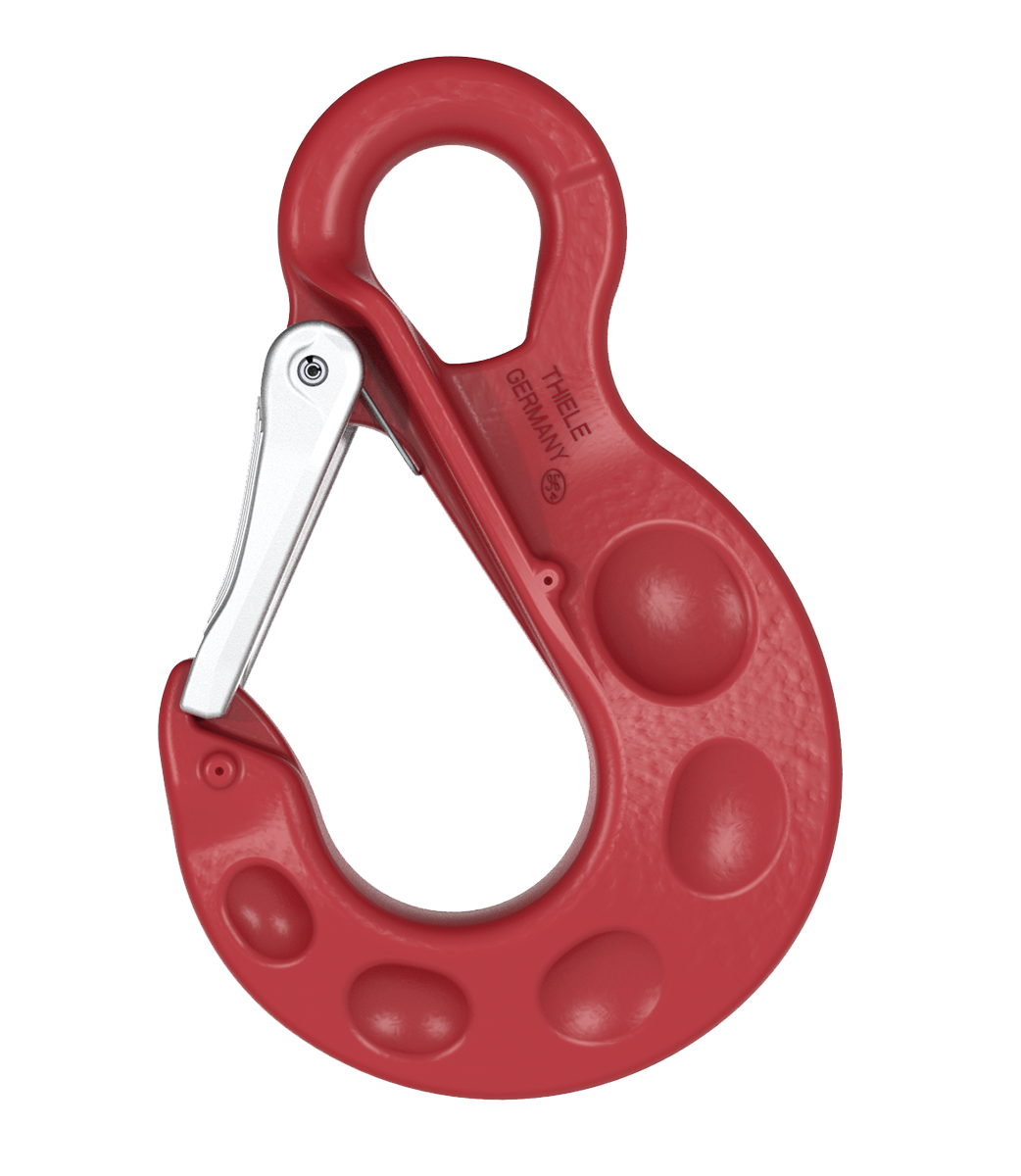 TWN 0858/1 - SOLIDO Eye Sling Hooks with forged Safety Latch - THIELE ...